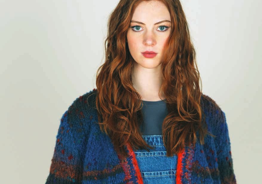 Corbett Cardigan with Louisa Harding Pouffe digital knitting pattern d ...